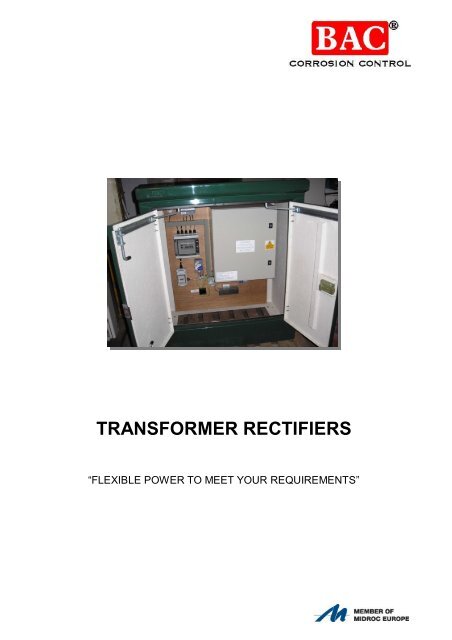 Transformer Rectifier Brochure.pub - BAC Corrosion Control Ltd