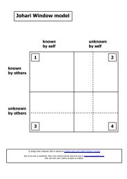 JOHARI Window Workbook - the USGS