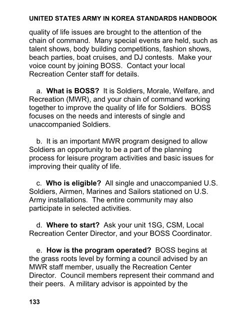 UNITED STATES ARMY IN KOR