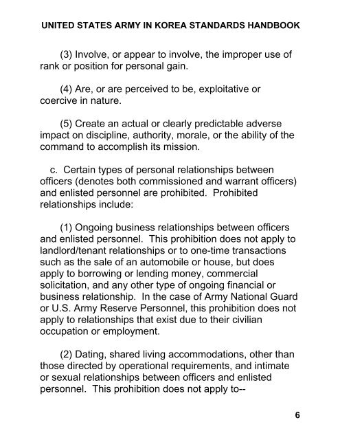 UNITED STATES ARMY IN KOR