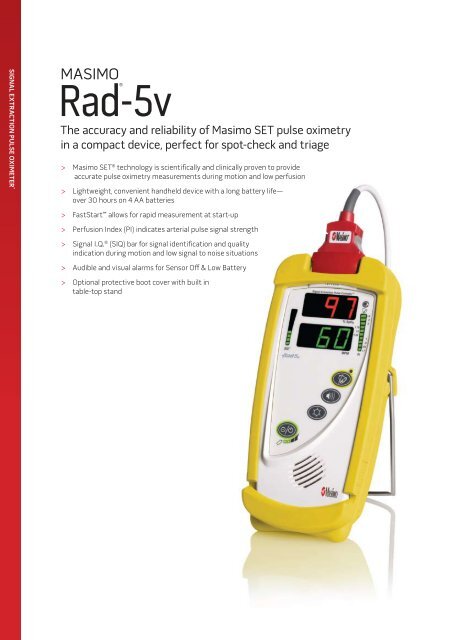 Masimo Rad-5v Brochure