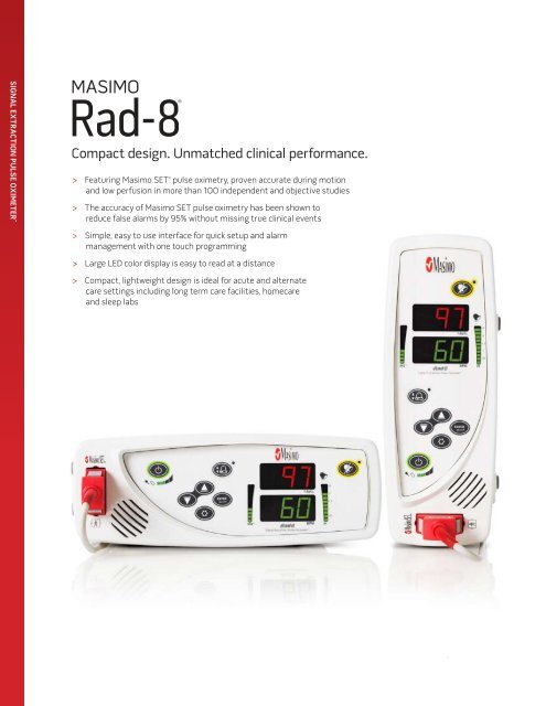 Masimo Rad-8 Brochure