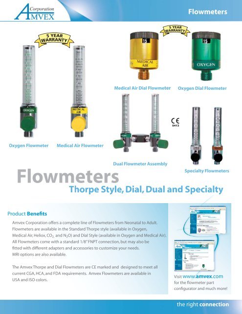Amvex Flowmeters