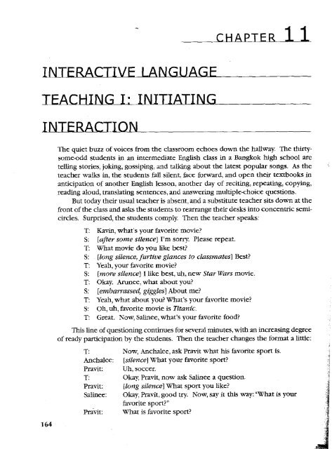 Initiating Interaction