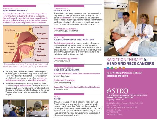 head and neck cancers - Radiation Oncology