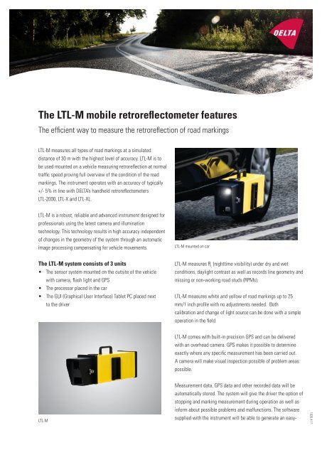 Retroreflectometer Delta