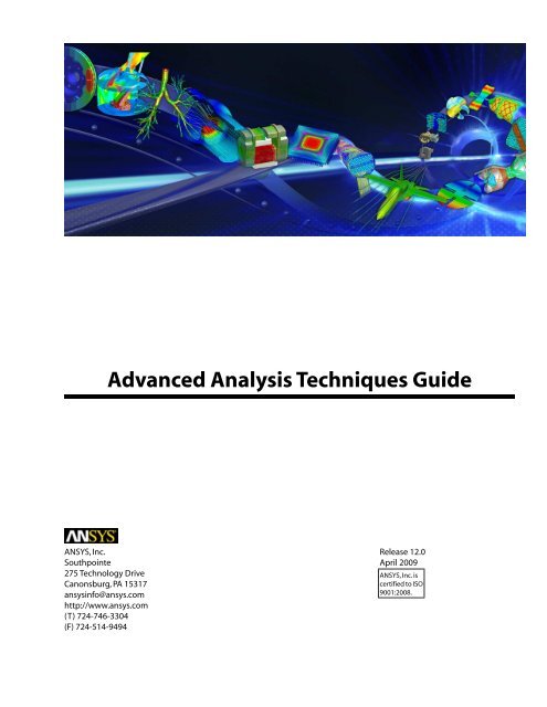 Advanced Analysis Techniques Guide - Ansys