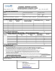 (FSA) Claim Reimbursement Request Form