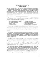 Embryo Cryopreservation Consent Form - Family Beginnings