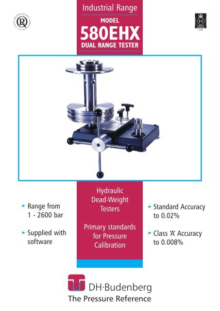 DATA SHEET (Page 2) - DH Budenberg