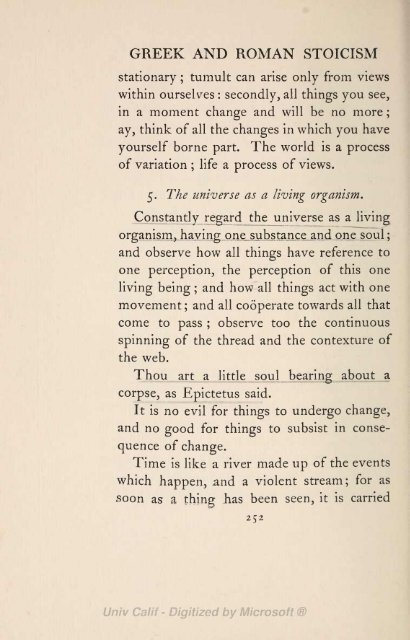 GREEK AND ROMAN STOICISM