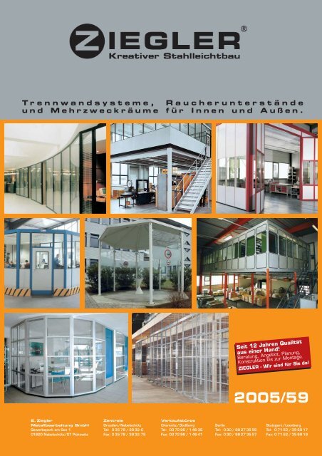 Technische Informationen - Ziegler