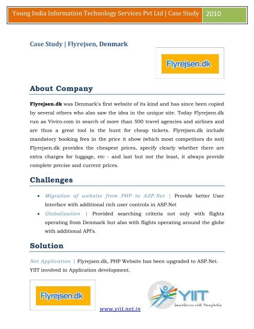 Case Study - Young India Group