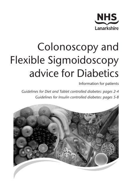 Colonoscopy Advice for Diabetic Patients - NHS Lanarkshire