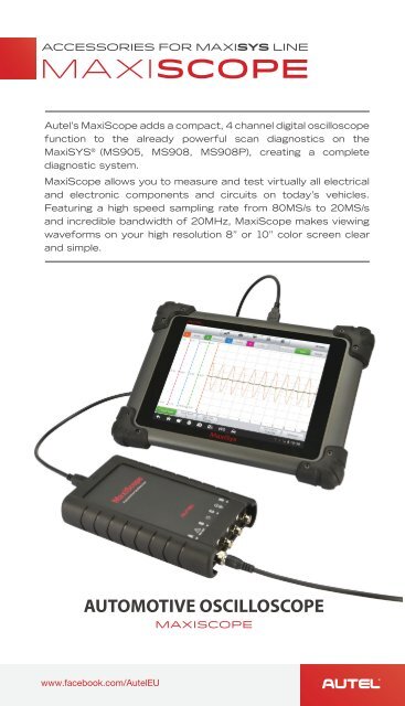 AUTEL MaxiScope MP408 - AUTOMOTIVE OSCILLOSCOPE