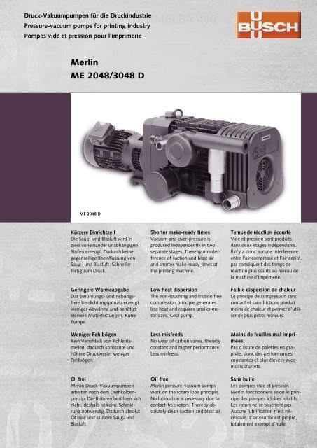 Merlin neu - Busch Vacuum Technics