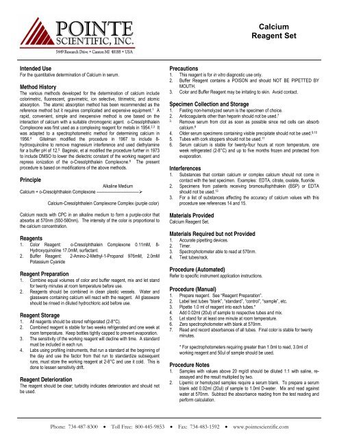 C7503 - Pointe Scientific, Inc.