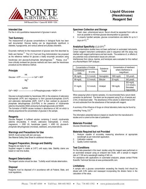 G7517 - Pointe Scientific, Inc.