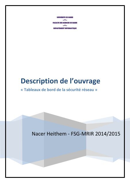 Description de l’ouvrage