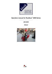 Operation manual for Rustibus 2000 Series