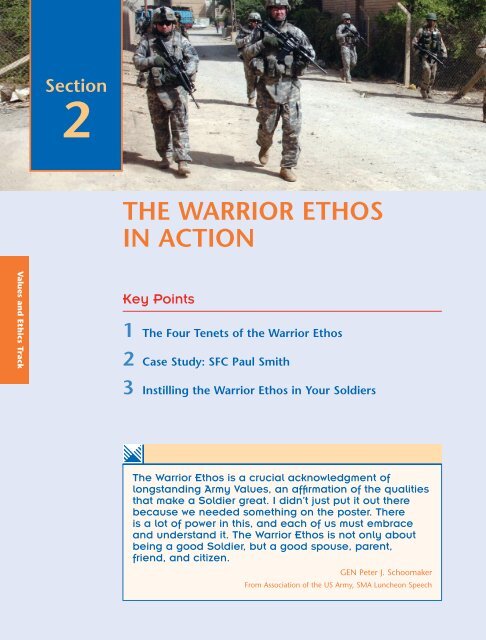 THE WARRIOR ETHOS IN ACTION - UNC Charlotte Army ROTC