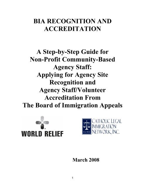 Step-by-Step Guide for BIA Recognition and Accreditation from ...