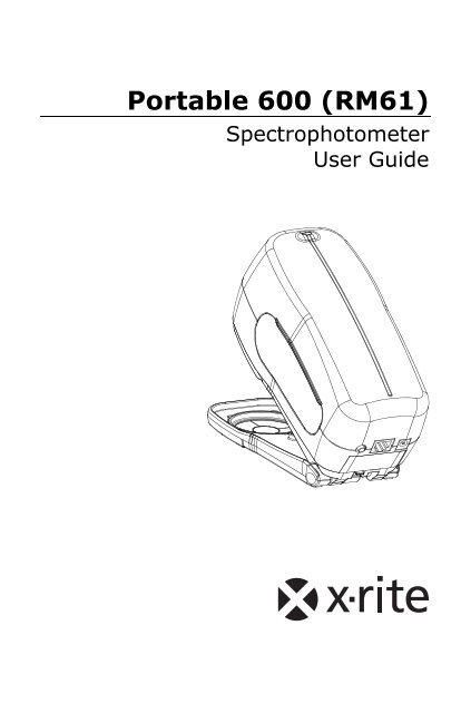 Portable 600 (RM61) - X-Rite