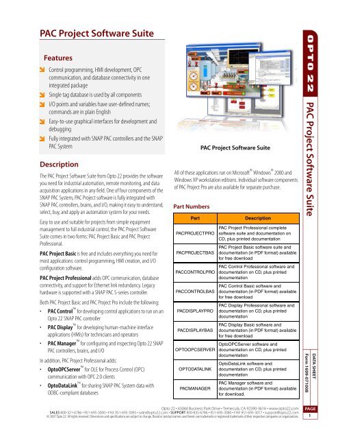 PAC Project - Advanced Control Solutions