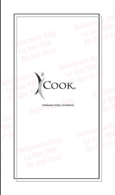 iCook Use and Care Instructions - Amway