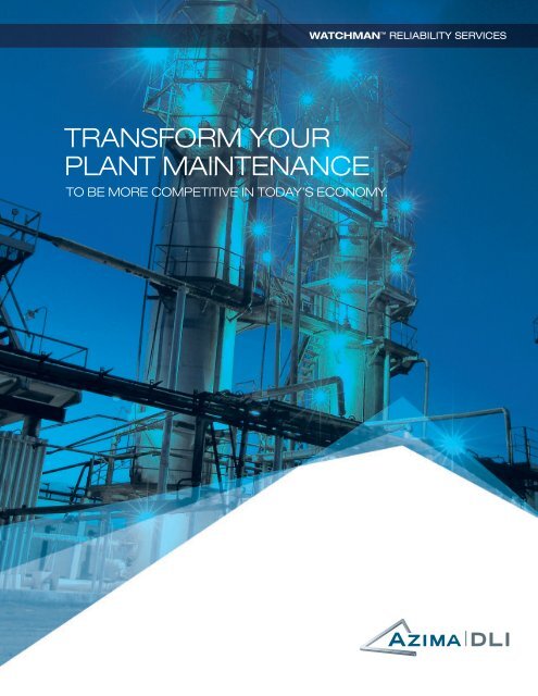 Azima-DLI - Watchman Services (Transform Your Plant Maintenance)