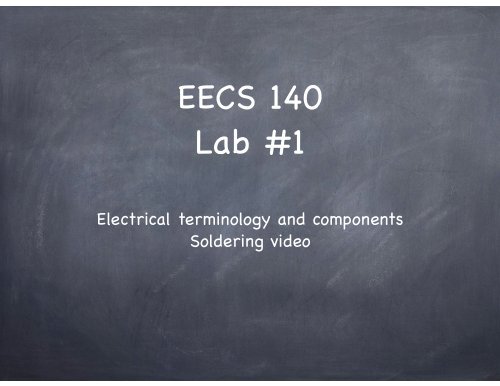 EECS 140 Lab #1