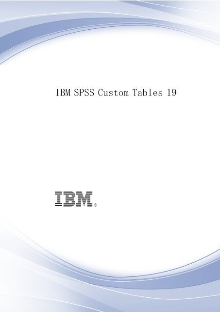 Ibm Spss Custom Tables 19
