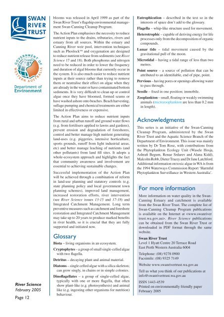 River Science February 20