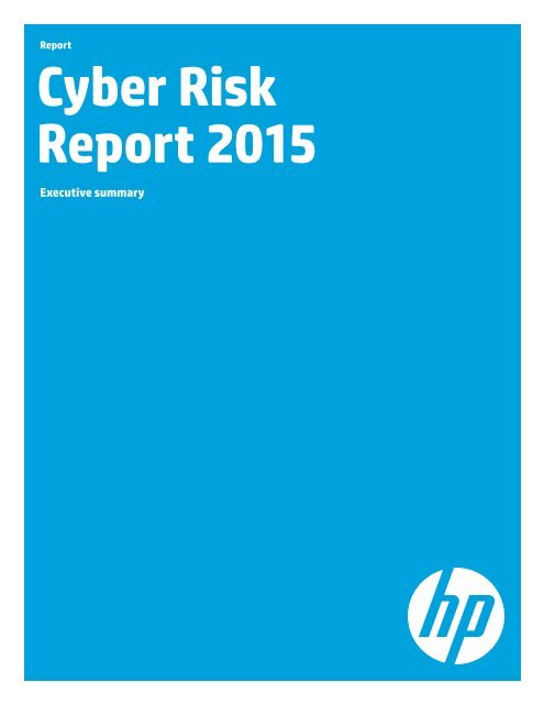 Cyber Risk Report 2015