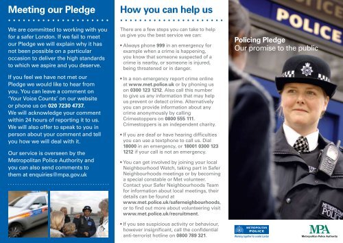 Policing Pledge leaflet [PDF]