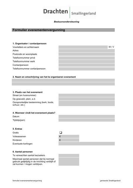 Naar het formulier - Gemeente Smallingerland
