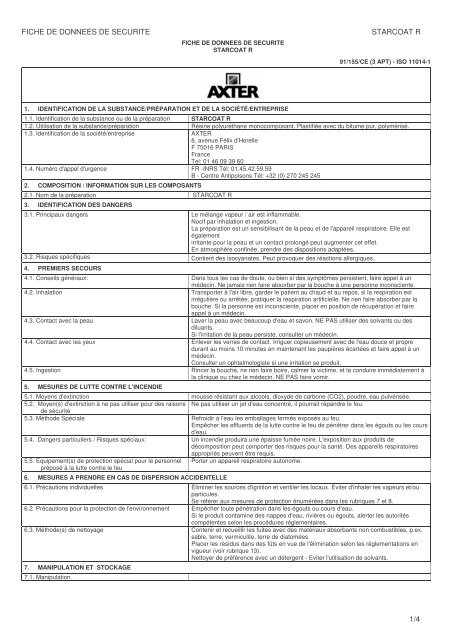 FDS STARCOAT R - Axter