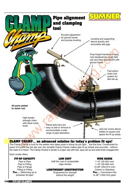 Pipe Alignment And Clamping Tool