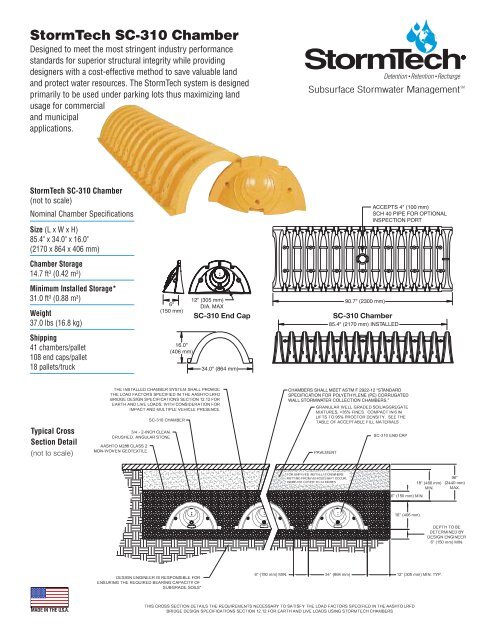 StormTech SC-310 Chamber