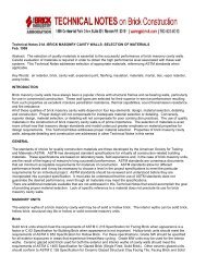 Technical Notes 21C - Brick Masonry Cavity Walls - Construction ...