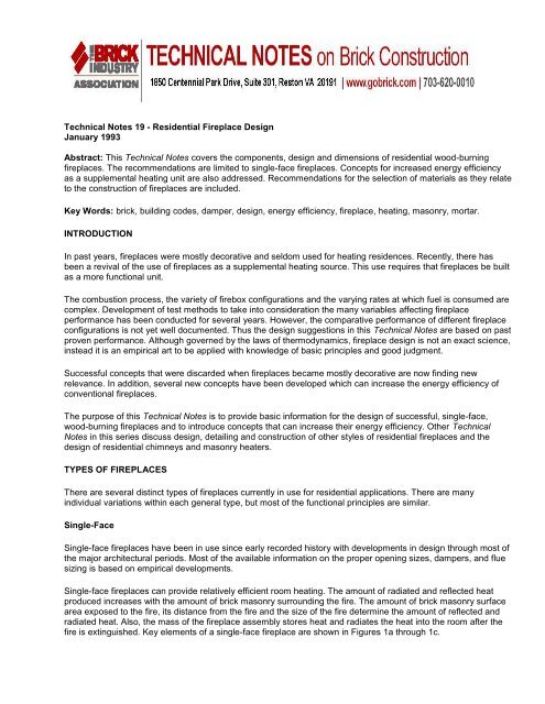 Technical Notes 19 - Brick Industry Association