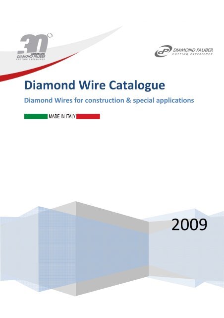 Diamond Wire Catalogue - Diamond Pauber
