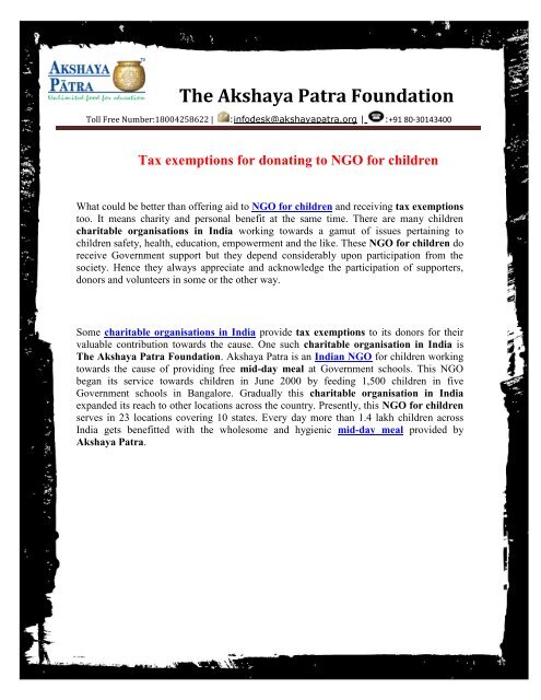 The Akshaya Patra Foundation