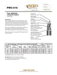 MULTI-CONDUCTOR TYPE SOOW - Priority Wire & Cable