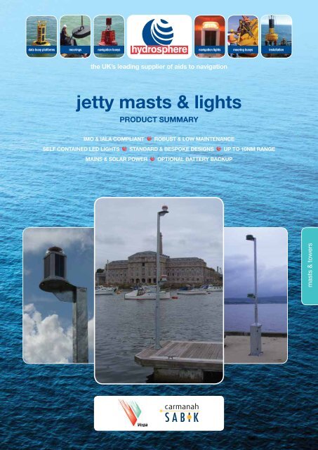 jetty masts & lights - Hydrosphere UK Ltd.