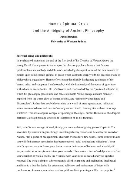 Dr. David Burchell - Centre for the History of European Discourses