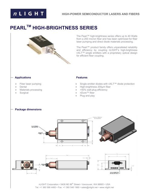 PEARL HIGH-BRIGHTNESS SERIES - nLight