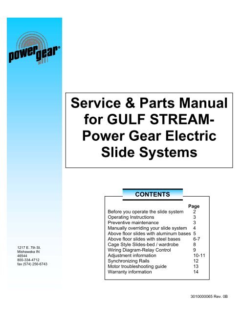 Power Gear Electric Slide Systems