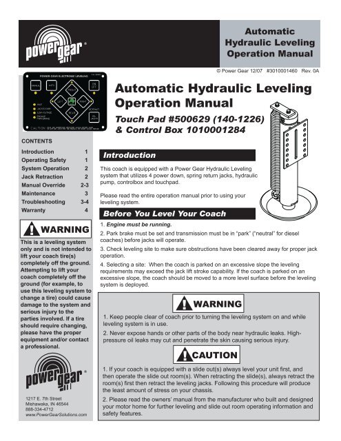 Control Box 1010001284 - Power Gear