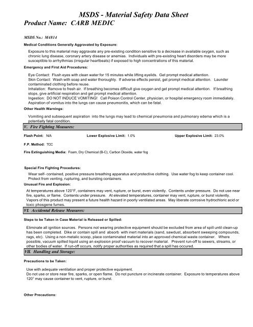 MSDS
